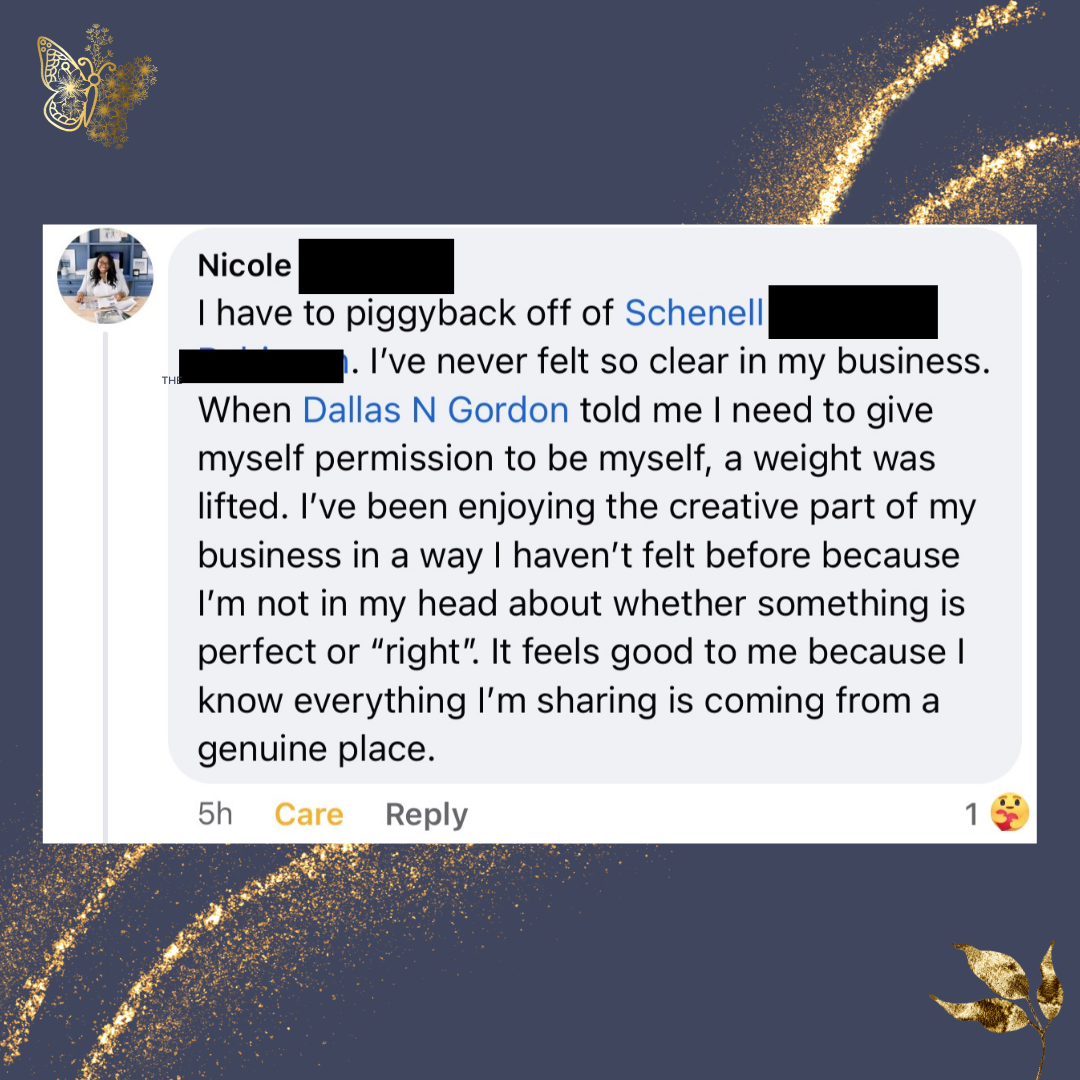 Purpose-Driven Business Collective Main - Coach Dallas Gordon